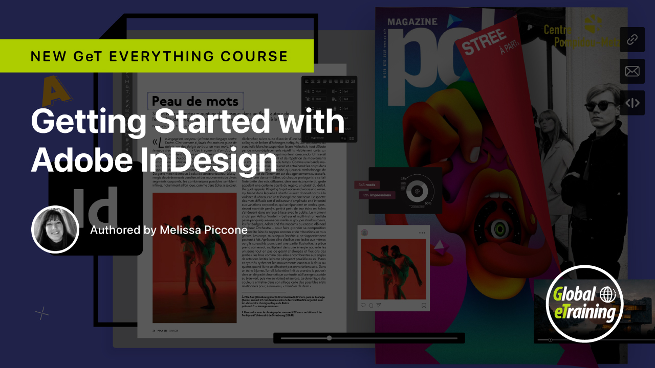 Global eTraining Launches New Adobe InDesign Course