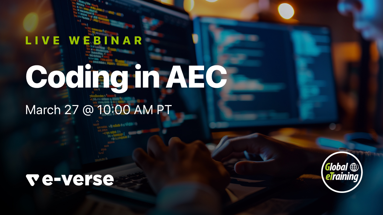 Coding in AEC Live Webinar - Global eTraining